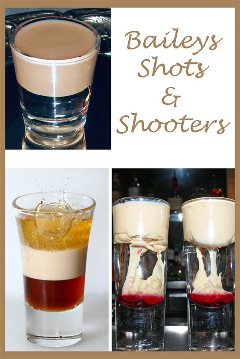 Baileys Irish Cream Shots And Shooters
