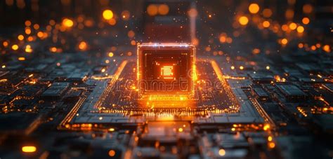 Quantum Computing Core With Light Effects Demonstrating Qubit