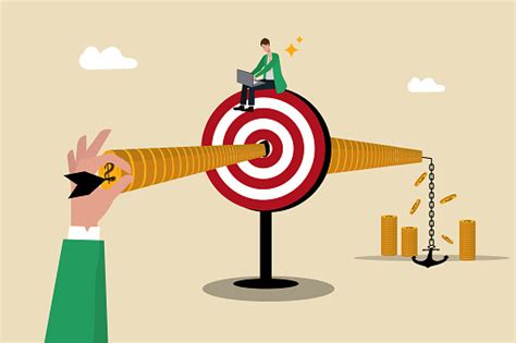 재정적 성공 재정적 자유에 도달 금전적 성취 또는 이익 창출 개념에 대한 스톡 벡터 아트 및 기타 이미지 개념 개발 개선 Istock