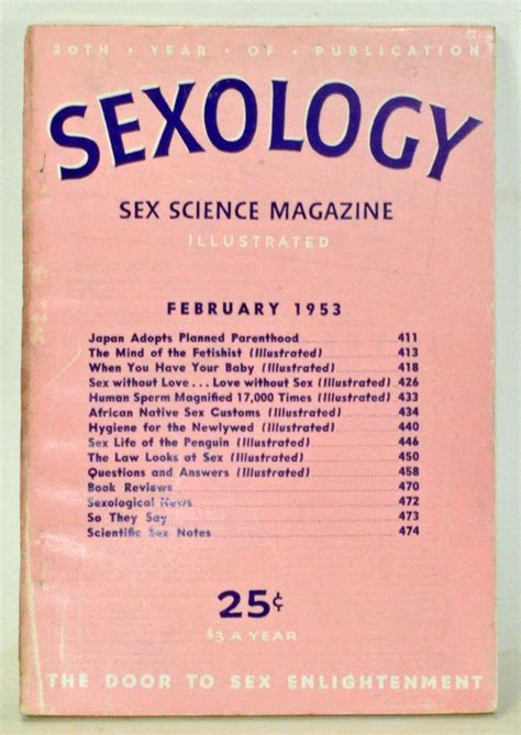 Sexology Sex Science Magazine An Authoritative Guide To Sex Education Sexology Sex Science Magazine An Authoritative Guide To Sex Education