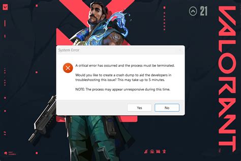 solved a critical error has occurred in valorant