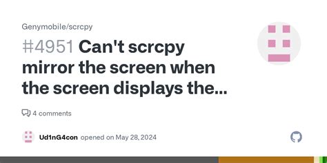 Can T Scrcpy Mirror The Screen When The Screen Displays The Password Issue Genymobile