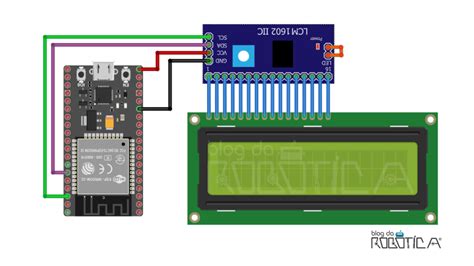Como Utilizar O Display Lcd 16×02 Com Módulo I2c Na Esp32 Blog Da