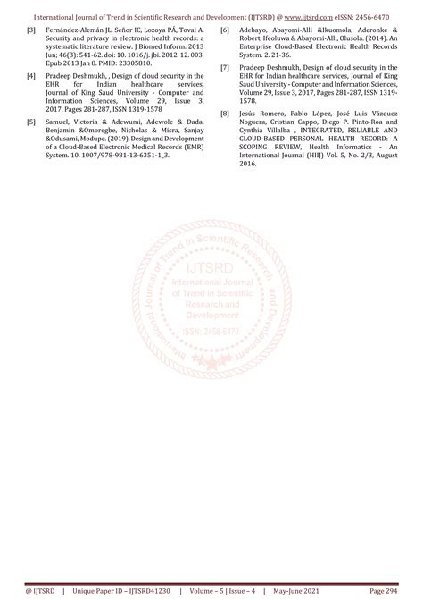 Personal Health Record Over Encrypted Data Using Cloud Service Pdf