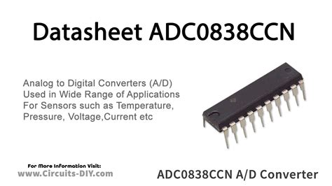 ADC0838CCN 8 Bit A D Converter With MUX 8ch Datasheet