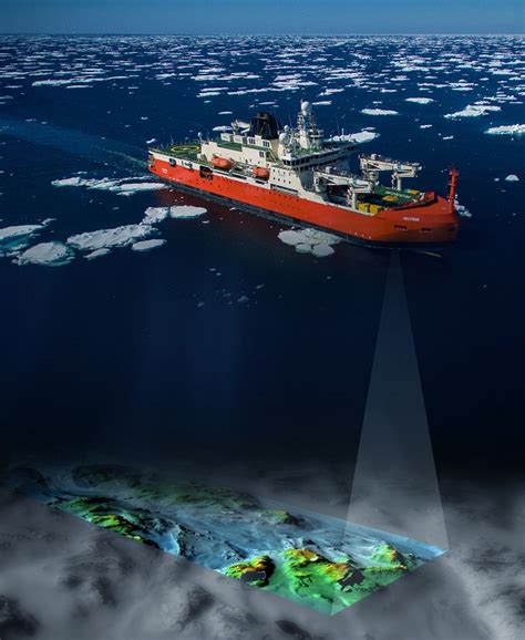 mapping the approaches to mawson antarctic base spatial source