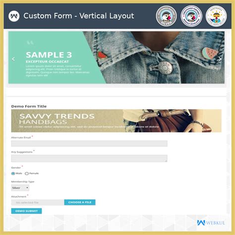 Prestashop Custom Form Maker Customized Form Webkul
