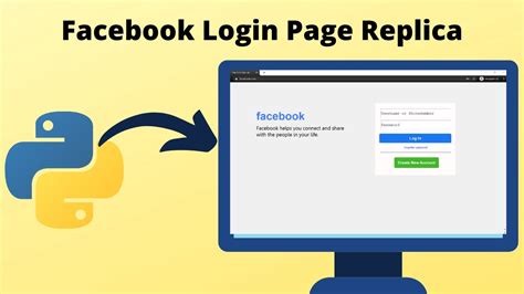How To Create Replica Of Facebook Login Page Using Python Tkinter