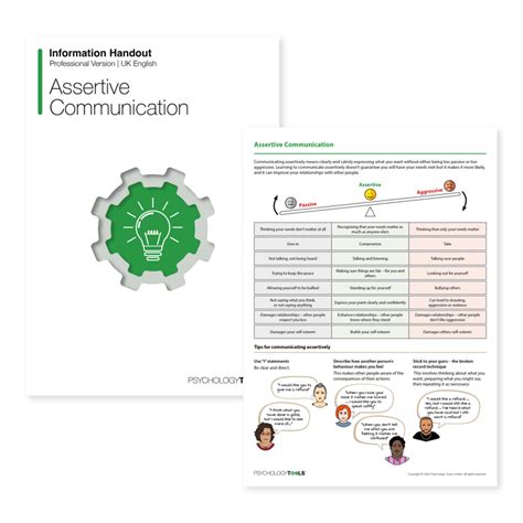 Assertive Communication Psychology Tools