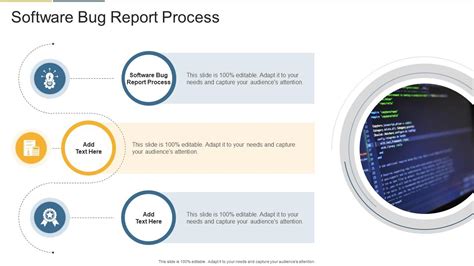 Software Bug Report Process In Ppt Powerpoint Presentation Slide Templates Cpp PPT Slide