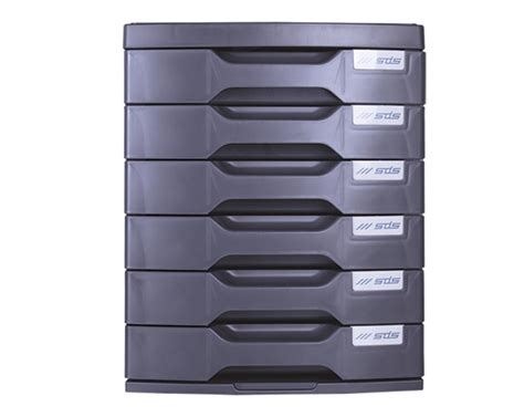 Sds 6 Drawer Filing System Anthracite Grey Stationery Core