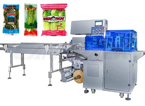 Automatic Fruit Vegetable Reciprocating Flow Pack Machine Hffs With Three Servo
