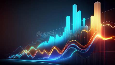 Stock Market Graph With Glowing Upward Trends Representing Financial Growth Digital Analyze