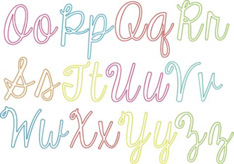 Digitized Applique Font Applique Font Cursive Applique Font Etsy