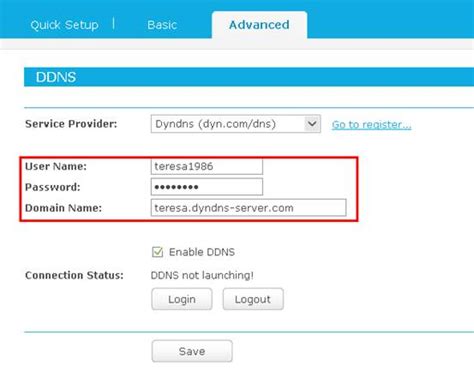 How To Set Up DDNS DynDNS On The Archer C C V TD W Router TP Link