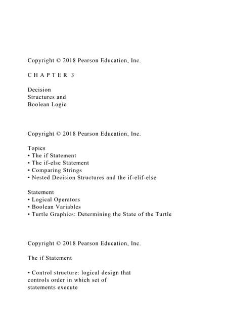 Copyright © 2018 Pearson Education Inc C H A P T E R 3 Docx Programming Languages Computing