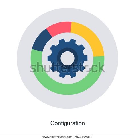 configuration optimization icon concept stock vector royalty free