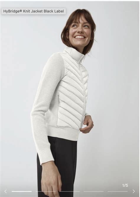 Canada Goose Knit Jacket Black Label Classic Outfits