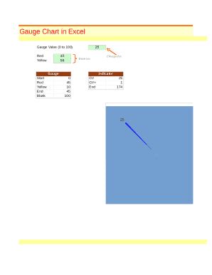 1 How To Make A Gauge Chart In Excel Form PdfFiller 1 How To Make A Gauge Chart In Excel Form PdfFiller