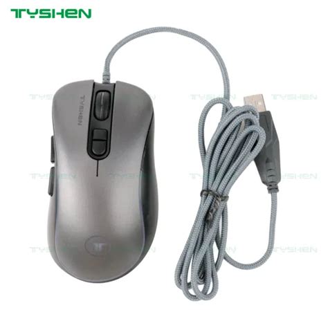 USB Port Computer Gaming Mouse Matte UV Oil Grey Color Dpi In Stock Gamer Mouse And