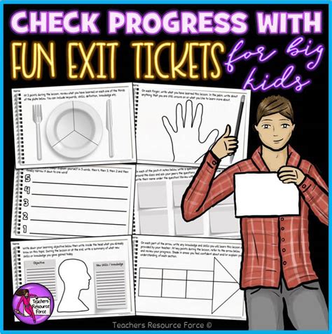 Exit Tickets For Self Assessment Reflective Learning Printables Plenary Card