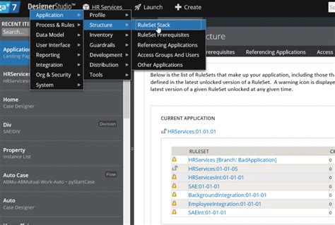 ruleset view how to open support center