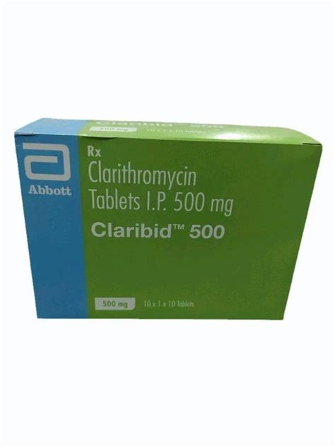 500mg Clarithromycin Tablets Ip At ₹ 447 Box Clarithromycin Tablets In Cuttack Id 2853095153088