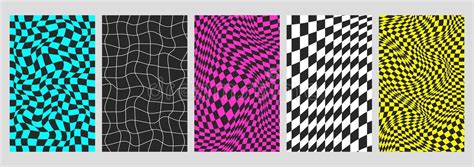 Warped Checkerboard Pattern Stock Illustrations 453 Warped Checkerboard Pattern Stock