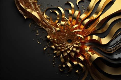 Premium Photo | Abstract wavy pattern generative ai