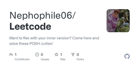 Github Nephophile06leetcode Want To Flex With Your Inner Version