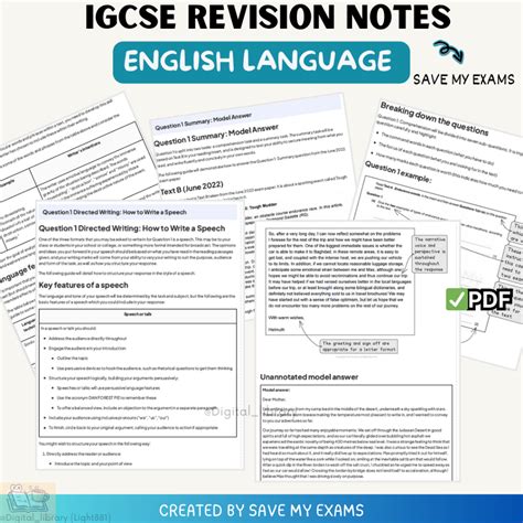 Igcse English Language Revision Notes Save My Exams Sme Shopee Malaysia
