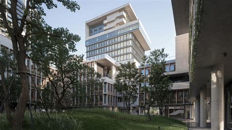 Vector Architects Links Office Development In China With Elevated Walkways
