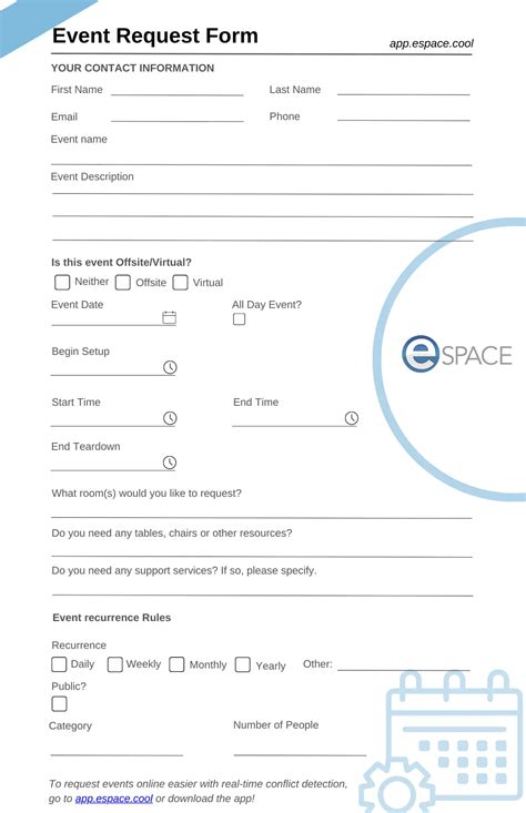 Event Request Form Template Free Smart Church Solutions