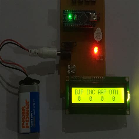 Electronic Voting Machine Using Arduino Project Hub