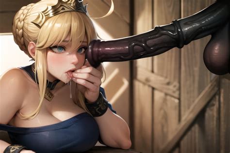 Rule 34 Ai Generated Artoria Pendragon Barn Censored Crown Denim