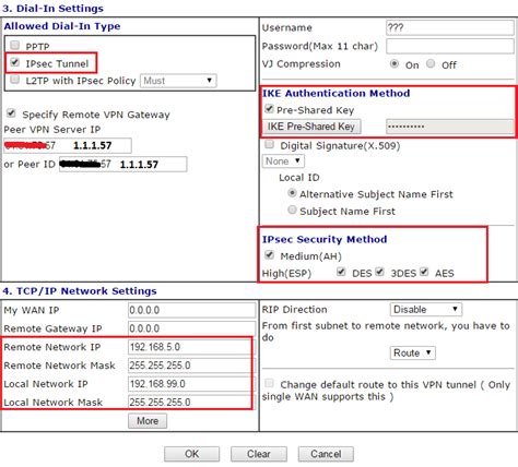 Create A Site To Site VPN Between VShield Edge And Draytek Jordansphere