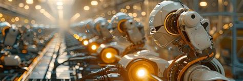 Robotic Arms In Futuristic Factory Setting Premium Ai Generated Image