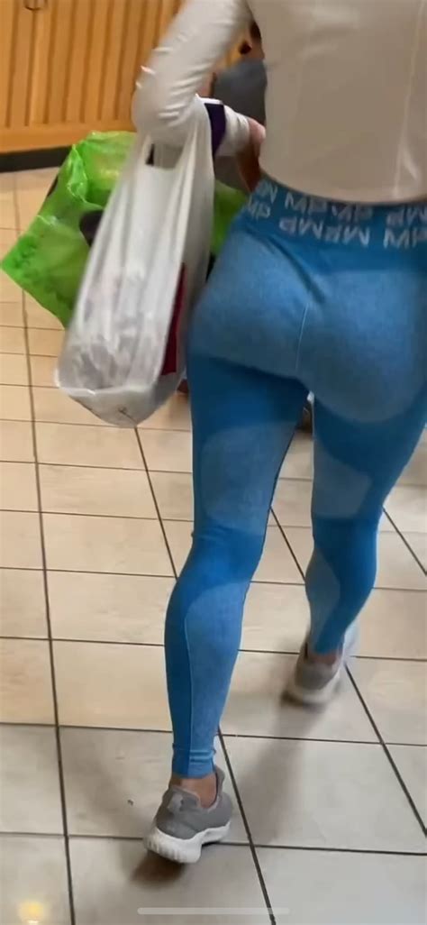 Super Fit White Slut In Tight Leggings Video Spandex Leggings Yoga Pants Forum