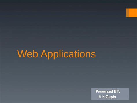 PPT Webapplication Ppt Prepared By Krishna Ballabh Gupta DOKUMEN TIPS