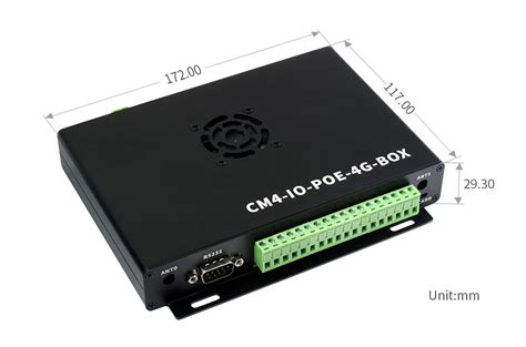 Industrial Iot Mini Computer Based On Raspberry Pi Compute Module 4 Not Included Poe 5g4g