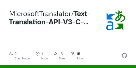 Github Microsofttranslatortext Translation Api V3 C Sharp Tutorial