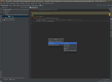 Pierwszy Program W Java Samouczek Programisty