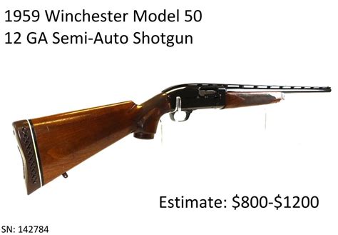 1959 Winchester Model 50 12 Ga Shotgun Auction