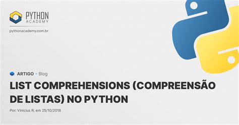List Comprehensions compreensão de listas no Python