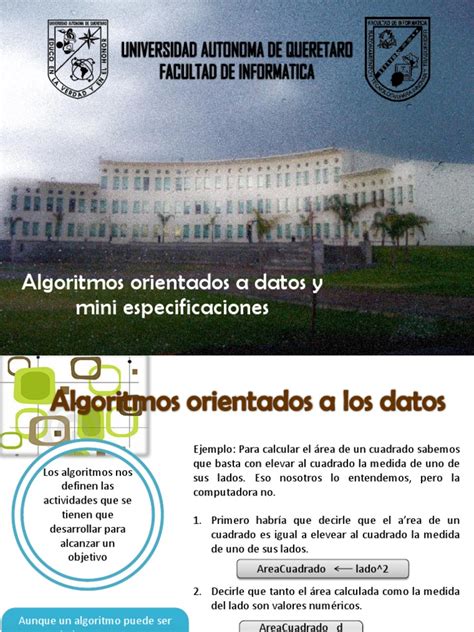 Capitulo 5 Algoritmos Orientados A Datos Y Miniespecificaciones Pdf Algoritmos Variable