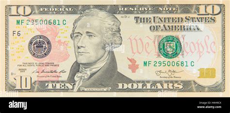 10 Dollar Bill Front