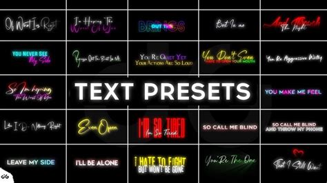 Alight Motion Text Presets Free Download Archives Alight Presets