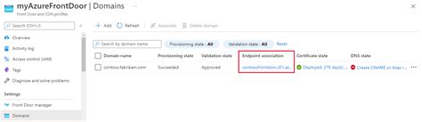 如何添加自定义域 Azure Front Door Microsoft Learn
