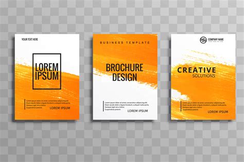 Abstract Watercolor Business Brochure Set Design 244991 Vector Art At Vecteezy