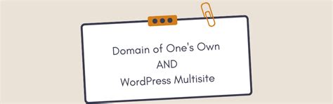 A New Model For Domains Dooo And Wpms Lauren Hanks